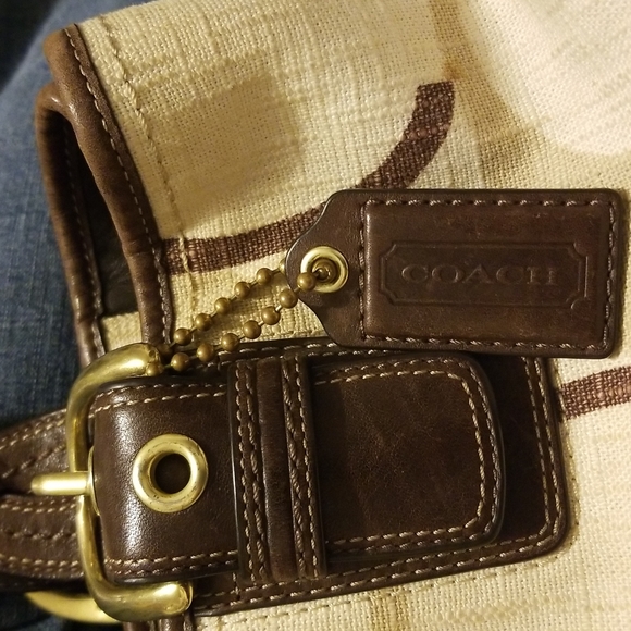 Coach | Bags | Coach Brand Logo Satchel | Poshmark